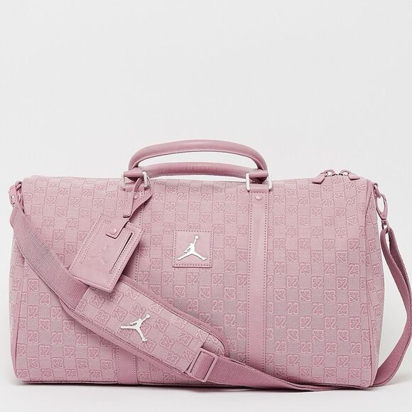 Jordan | Bags | Nike Air Jordan Monogram Pink Duffle Carry On Bag ...